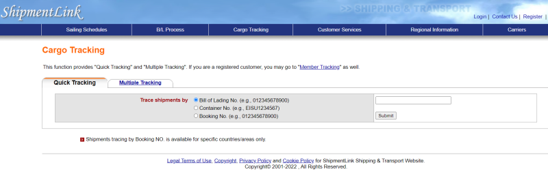 컨테이너 트랙킹 사이트(선사 홈페이지 주소 모음) : 네이버 블로그