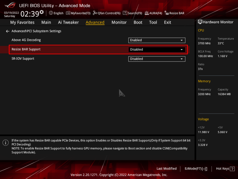 그래픽카드 성능 향상 꿀팁- AMD SAM / NVIDIA 리사이즈바 (Resize-bar) 설정하기 : 네이버 블로그
