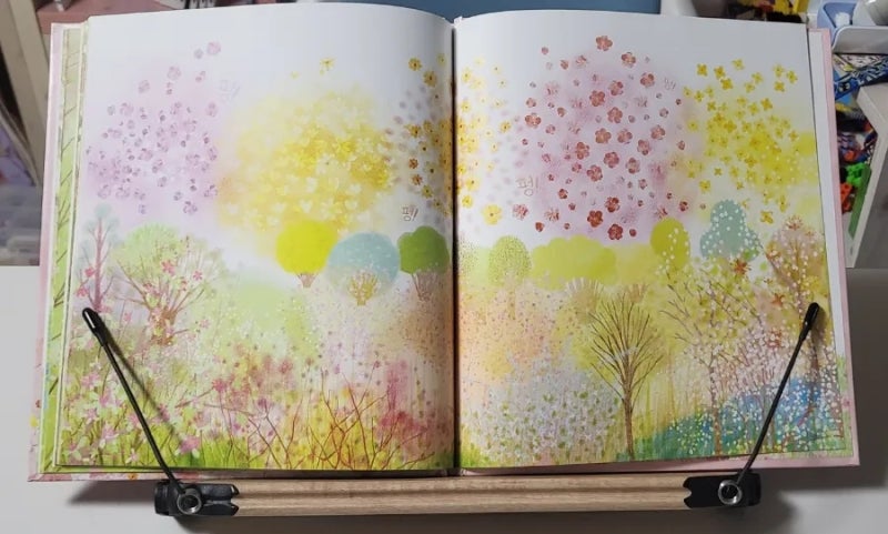 서평 벚꽃팝콘 그림책 읽으며 봄을 만나요 팝콘 이용한 독후활동 네이버 블로그