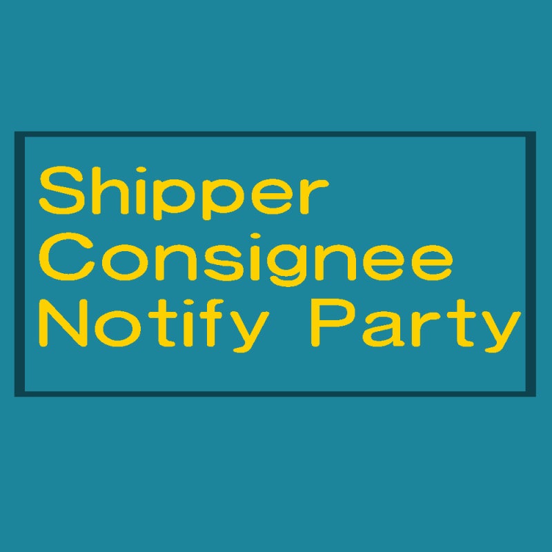 무역서류 Shipper, Consignee. notify party차이 : 네이버 블로그