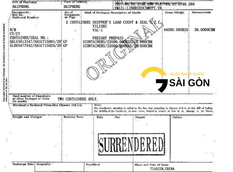 무역서류 B/L 선하증권이란 SURRENDER B/L 차이와 의미 : 네이버 블로그