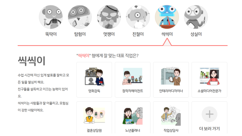 주니어커리어넷 꿈이 없다는 아이를 위한 무료 진로적성검사 네이버 블로그