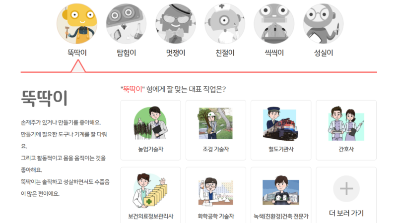 주니어커리어넷 꿈이 없다는 아이를 위한 무료 진로적성검사 네이버 블로그