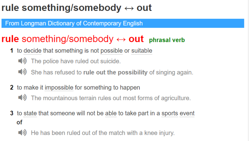 Rule / Rule out - 뜻 한방에 이미지로 기억하기 규칙, 원칙, 통치, 지배하다, 결정을 내리다, 줄을 긋다 ...
