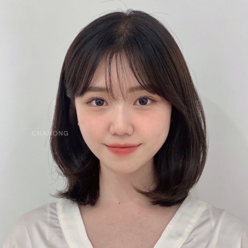 차홍룸 윈드펌 중단발 레이어드펌 한남동 미용실 네이버 블로그