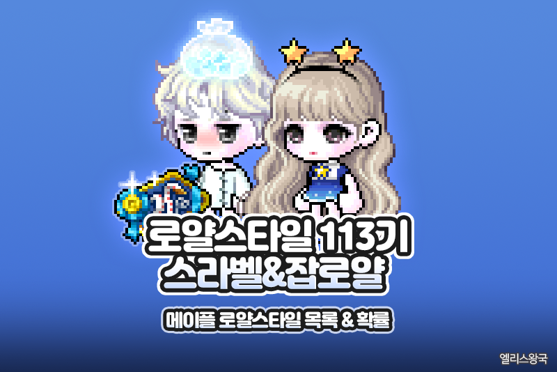 메이플 스라벨 113기 메이플스토리 로얄스타일 스페셜라벨 113기 은하 음악회 세트 및 잡로얄 목록and확률 네이버 블로그