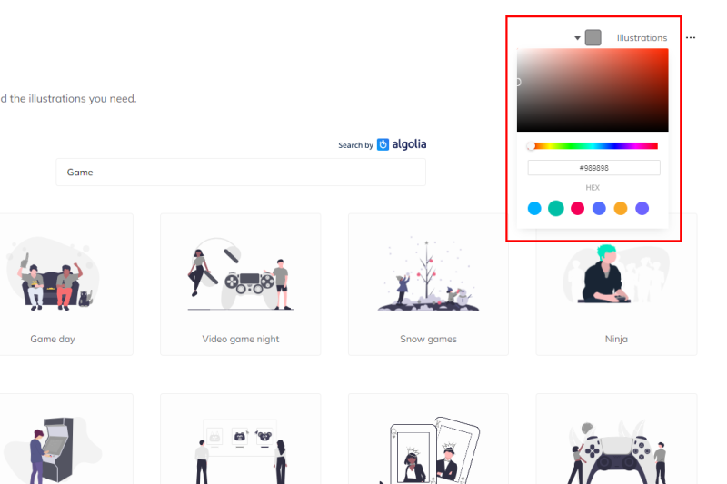 상업적 이용 가능한 무료 일러스트 사이트 unDraw 라이센스 : 네이버 블로그
