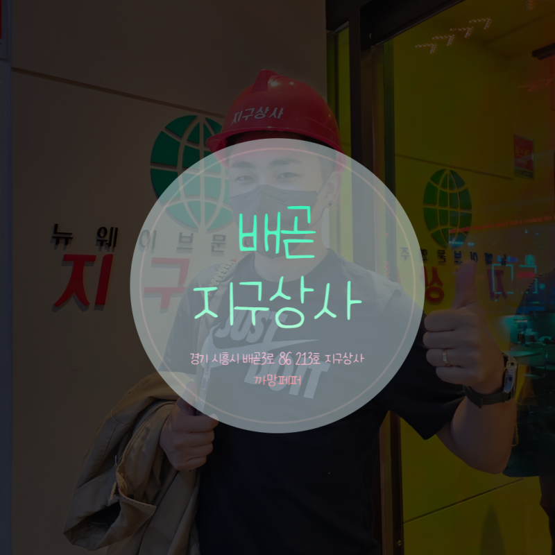 배곧 술집 시그니처 소주가 있는 지구상사 배곧점 네이버 블로그