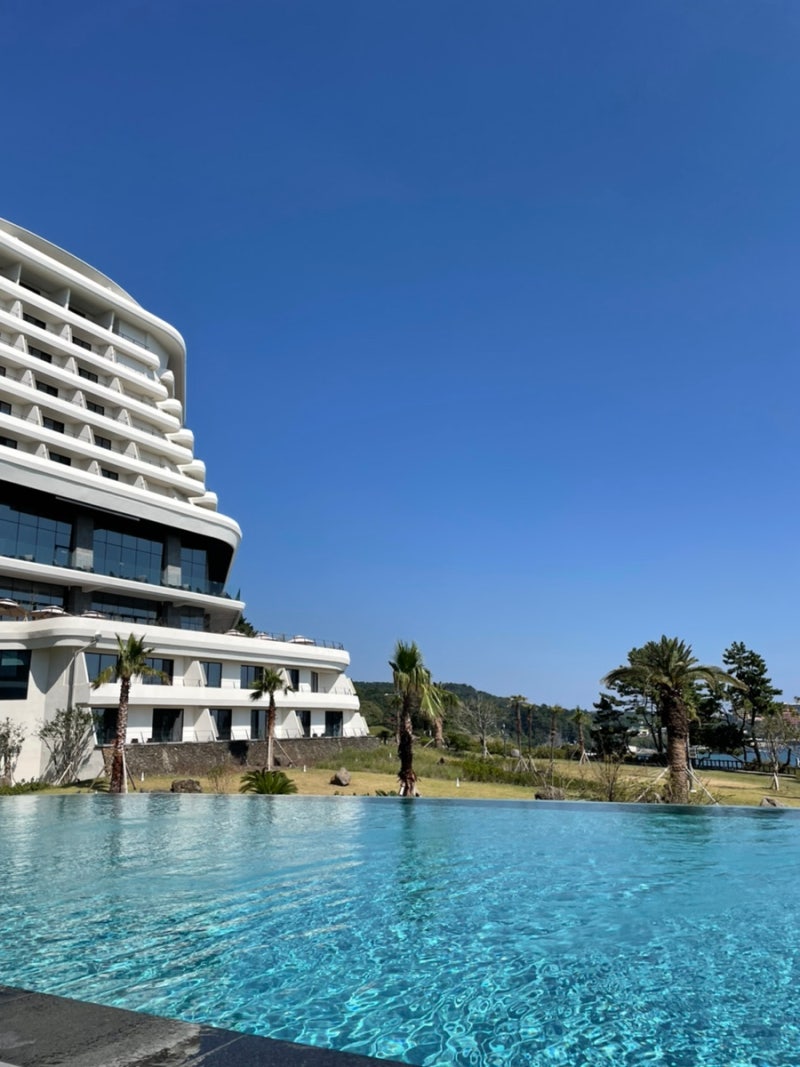 파르나스호텔 제주 🏊🏻‍♀️ 수영장🔵 110M 인피니티풀 🔵 : 네이버 블로그