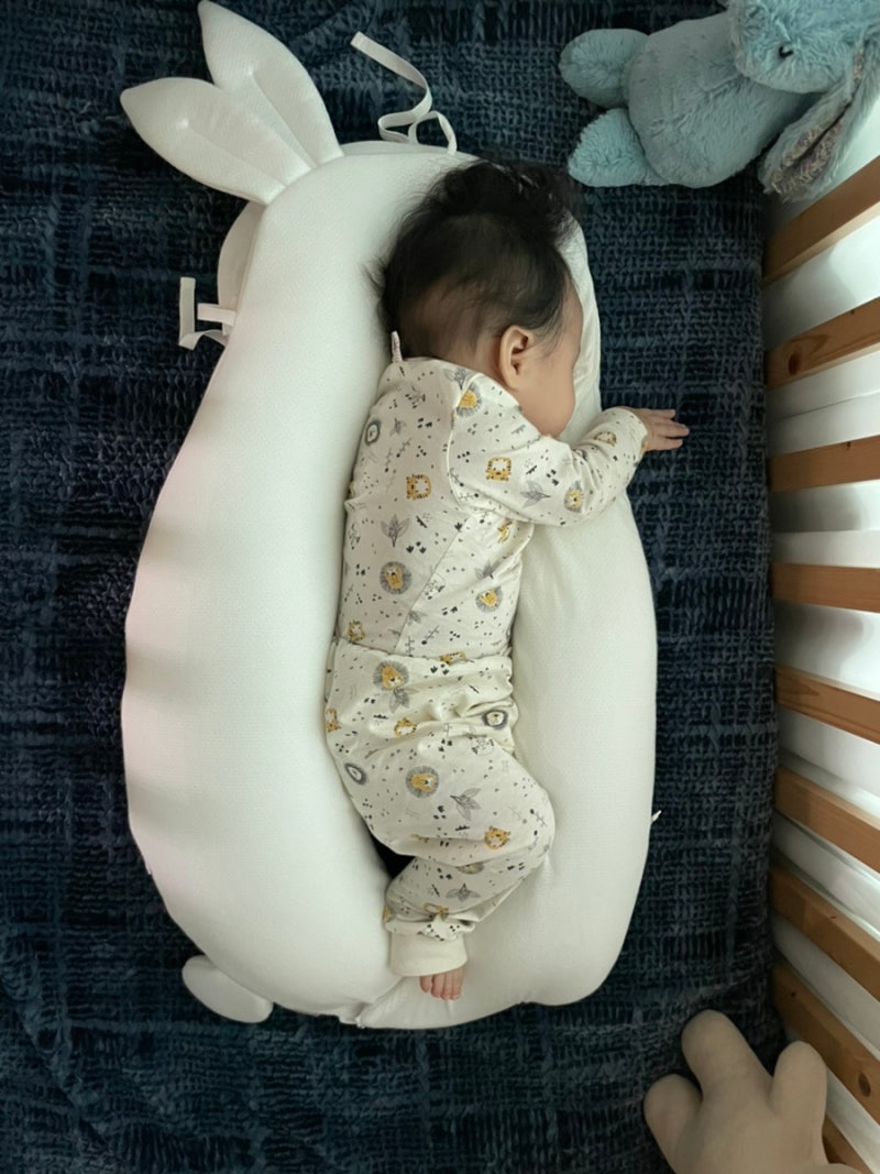 내돈내산 라라스베개 찐 후기 신생아 솜 빼기 사용법 통잠 시기 매쉬 세탁법과 단점 네이버 블로그