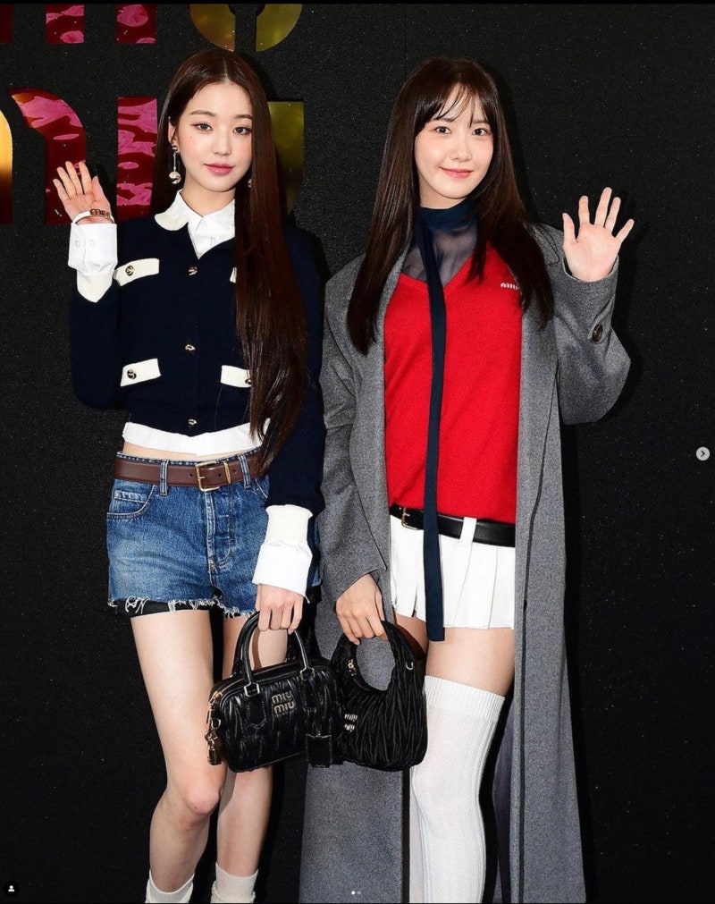 장원영 대세 연예인 여자 명품 가방 브랜드 미우미우 마테라쎄 나파 가죽 탑 핸들백 네이버 블로그