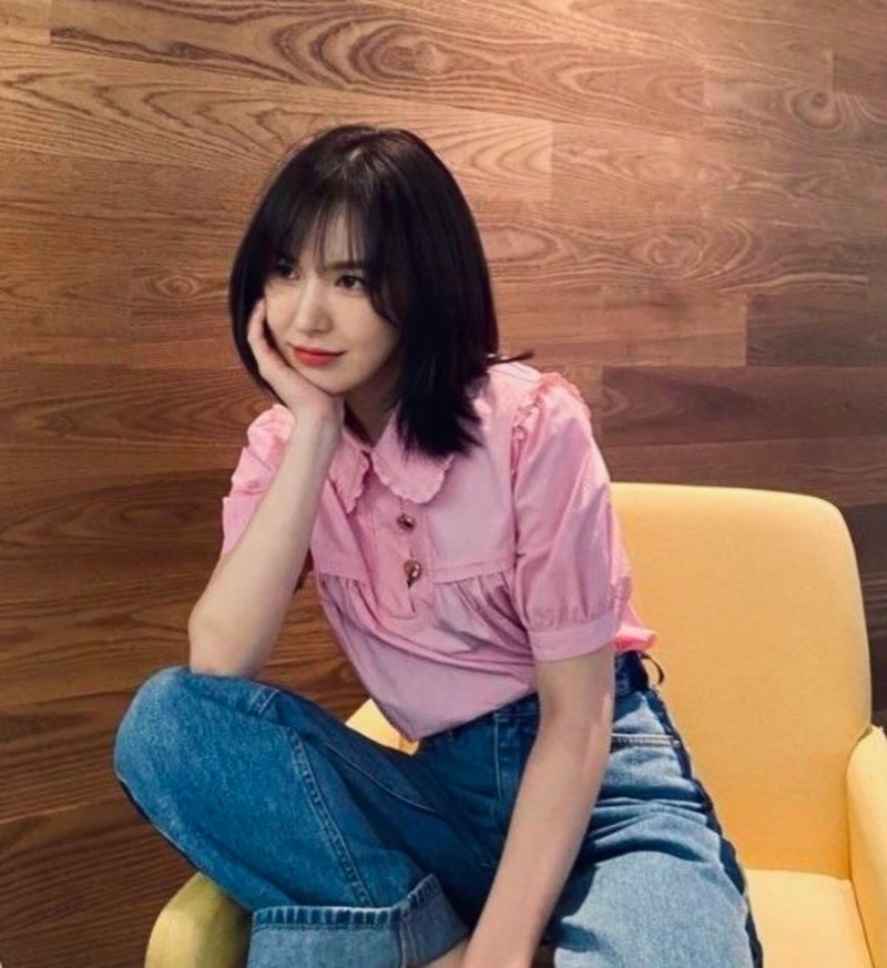 웬디 중단발 허쉬컷 헤어스타일 단발병 뽐뿌 스타일링zip 네이버 블로그