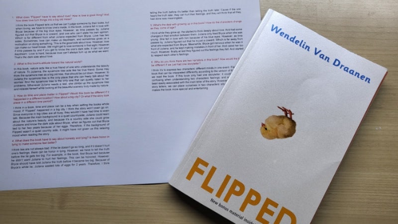 [10월] Novel - Flipped (by Wendelin Van Draanen) : 네이버 블로그