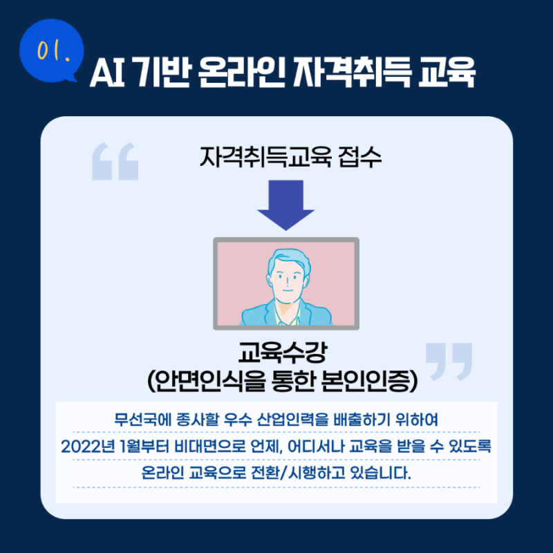 Kca 한국방송통신전파진흥원 온라인 자격검정취득 안내 제한무선통신사 항공무선통신사 육상무선통신사 무선설비기사 및