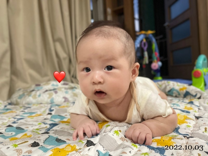 4개월 아기 분유량 및 수유텀 뒤집기 성공 네이버 블로그