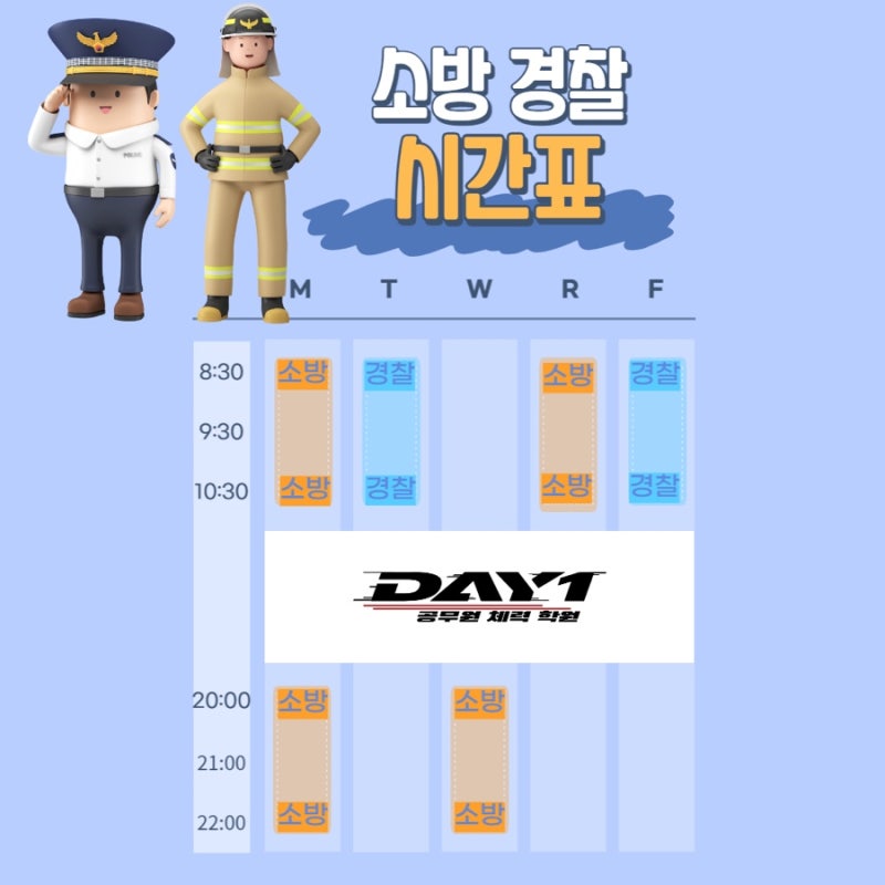 2023년 경찰 소방 체력 상시 대비반기초 체력반 개강 With 부천 데이원 공무원 체력 전문 학원 네이버 블로그