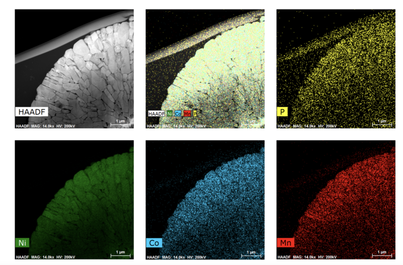 NCM계 양극활물질 특성 분석_12. TEM/EDS for Nano Structure Analysis : 네이버 블로그