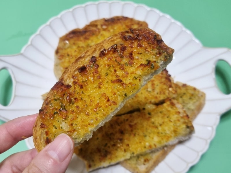 마늘빵만들기 에어프라이어 식빵 마늘빵 소스 간단한 간식 토스트 요리 네이버 블로그