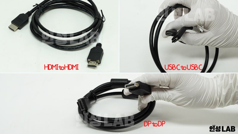 노트북 듀얼모니터 설정 포트 케이블 체크 썬더볼트 Usb C To C Hdmi To Hdmi Dp To Dp