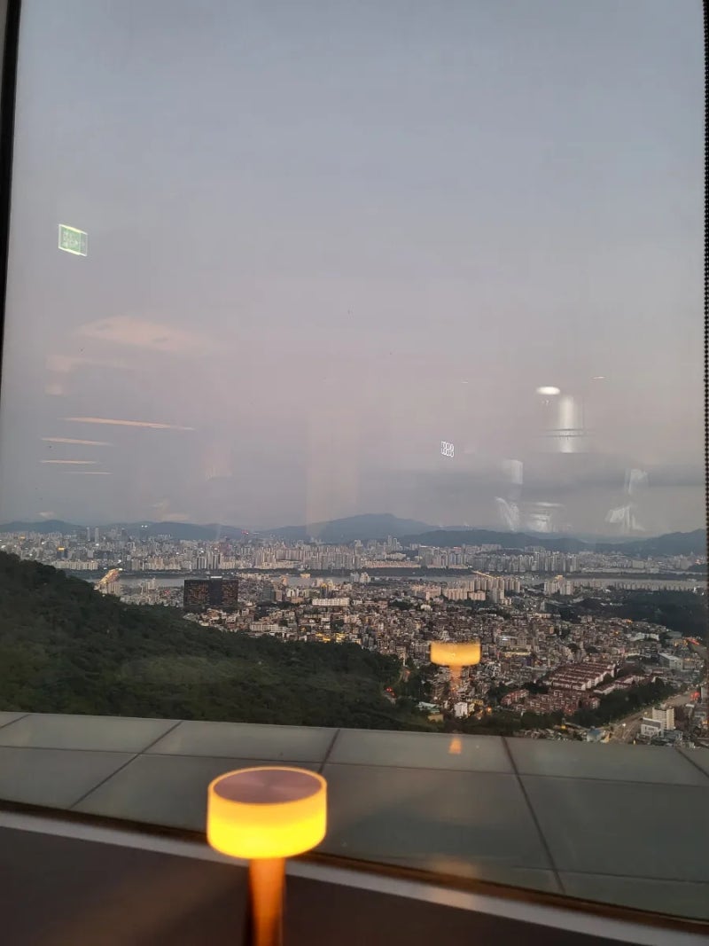 남산타워 레스토랑 더플레이스다이닝에서 기념일 2인 디너코스 뷰맛집 네이버 블로그