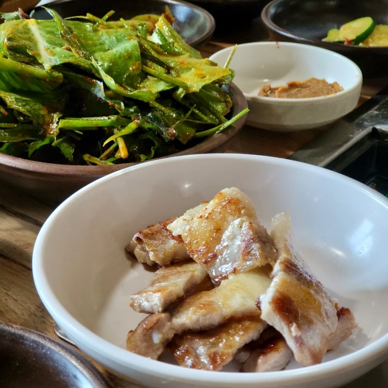 남양주 조안면맛집 여행 산에들에 웰빙쌈밥 북한강 삼겹 오리고기 맛나 네이버 블로그
