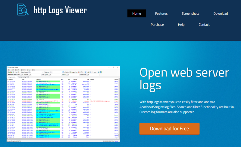 웹 로그 분석 도구 Http Logs Viewer 다운로드 및 사용방법 : 네이버 블로그