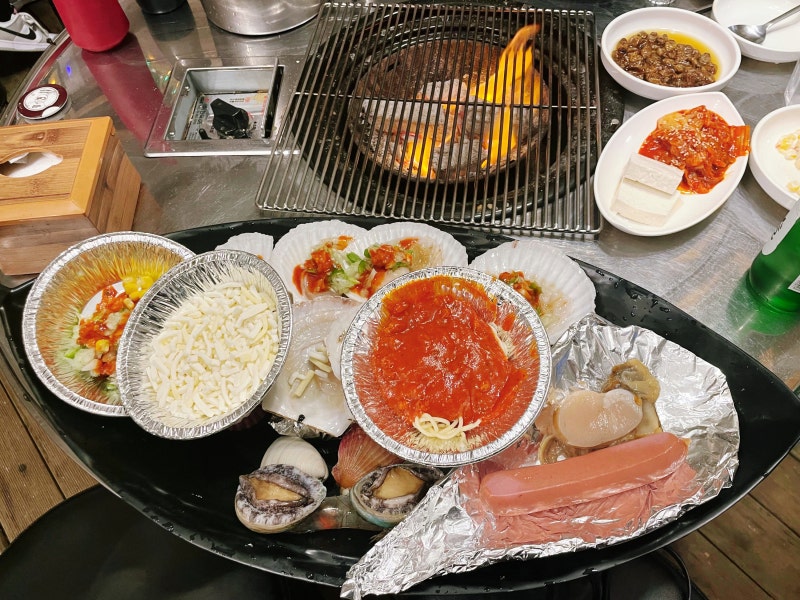 광주 광산구 맛집 신창동 김상태 해물왕국feat 방그레 조개구이 네이버 블로그