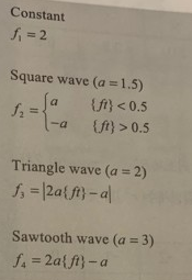 매트랩(Matlab) - square, triangle, sawtooth wave #1 : 네이버 블로그