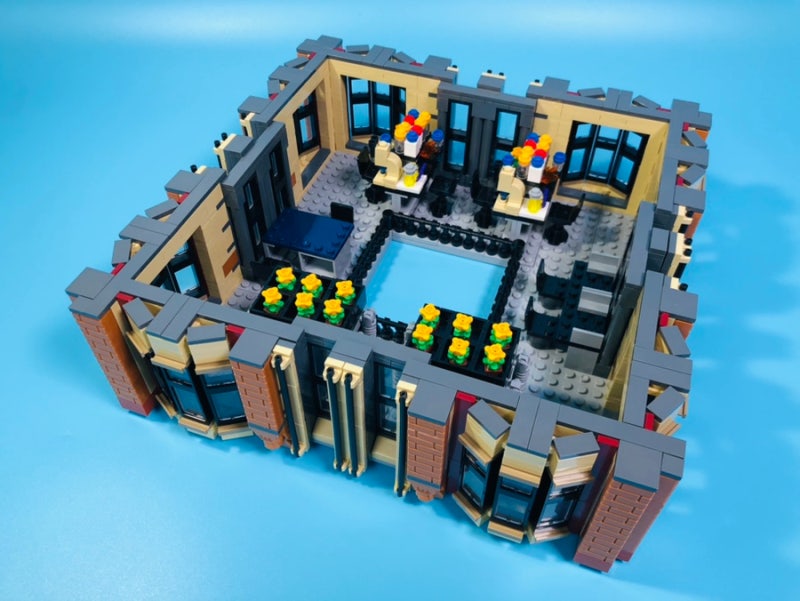 모듈러 / 애플스퀘어 / 15016 LEPIN / 블럭 조립 완성 리뷰 : 네이버 블로그