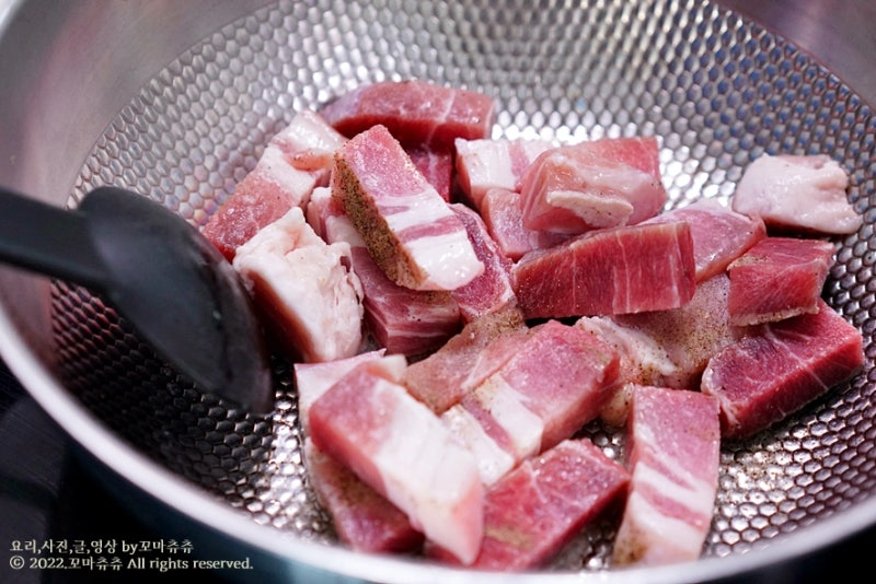 돼지고기 고추장찌개 레시피 실패없는 감자 애호박 고추장찌개 오늘 저녁메뉴 추천 네이버 블로그