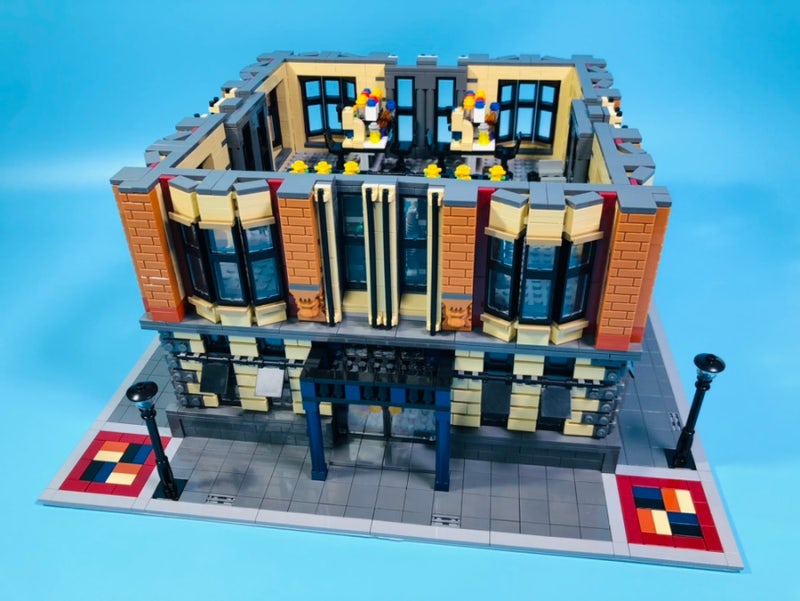 모듈러 / 애플스퀘어 / 15016 LEPIN / 블럭 조립 완성 리뷰 : 네이버 블로그