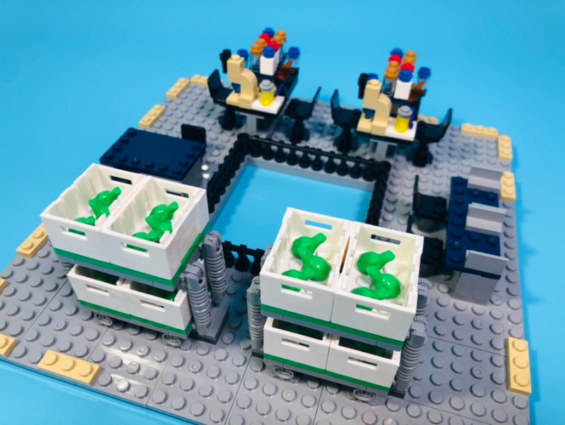 모듈러 / 애플스퀘어 / 15016 LEPIN / 블럭 조립 완성 리뷰 : 네이버 블로그