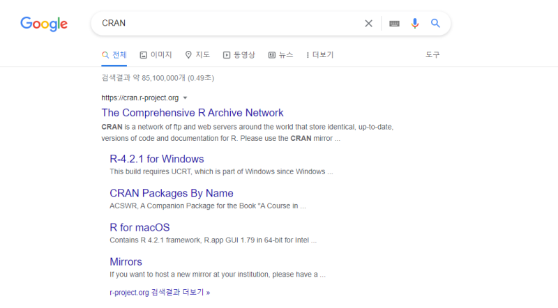 [R Studio] 집에서 R studio를 설치하는 법 (R 프로그래밍 독학) / CRAN 설치법, R Studio 설치법 ...