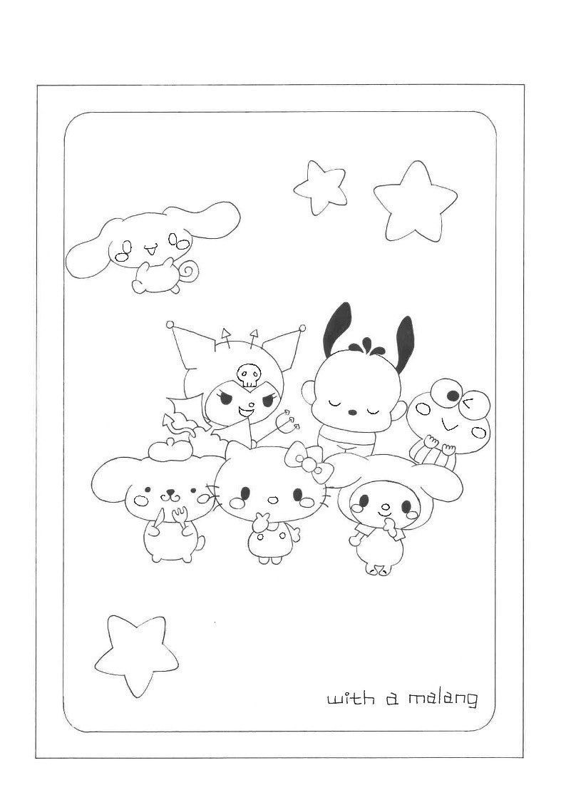산리오 말랑이 거래판 만들기 손그림 무료도안 말랑이랑 네이버 블로그