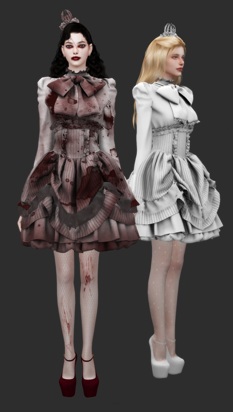 [TS4 Set]HALLOWEEN Dress Set : 네이버 블로그