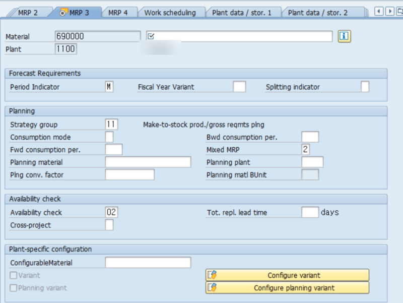 [SAP PP] Strategy Group - Planning : 네이버 블로그