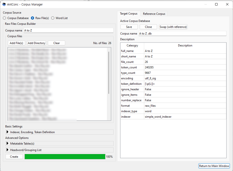 AntConc 코퍼스 프로그램 사용법 : 네이버 블로그