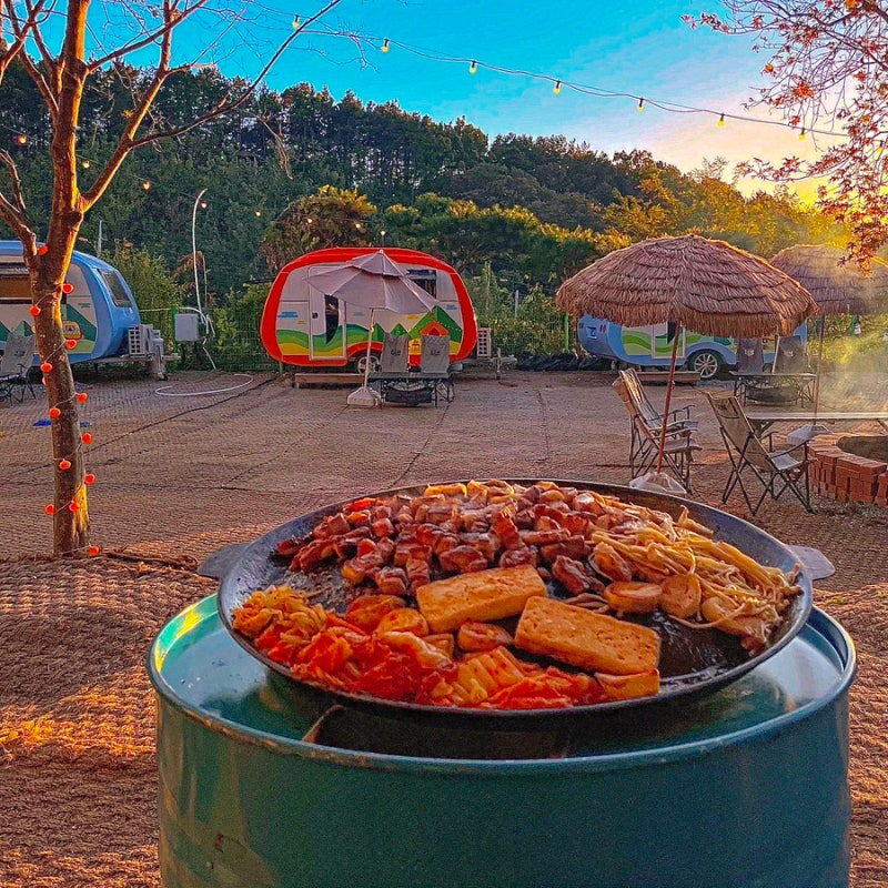 대전 와동 맛집 한마음정육식당 와동점 야외에서 즐기는 바베큐 삼겹살과 불멍파티 네이버 블로그