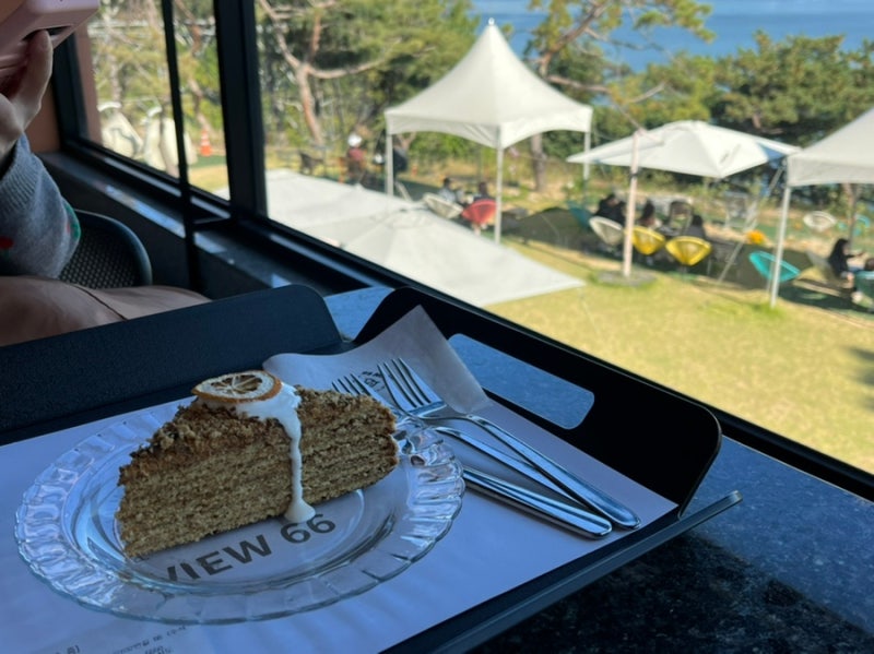 내돈내산 남양주 카페 한강뷰 카페 뷰66 미호점 케이크도 맛있어 네이버 블로그
