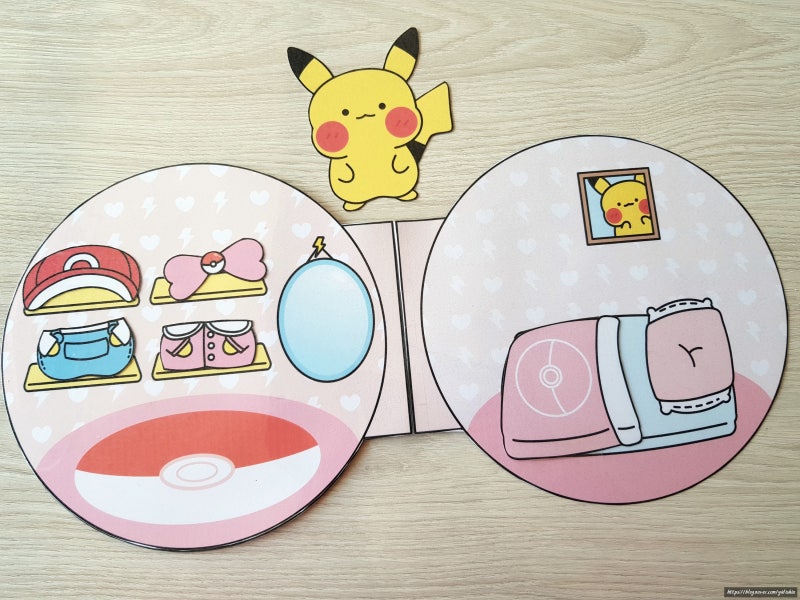 포켓몬 집 만들기 무료도안 몬스터볼에서 피카츄 키우기 Diy 소워니 놀이터 네이버 블로그