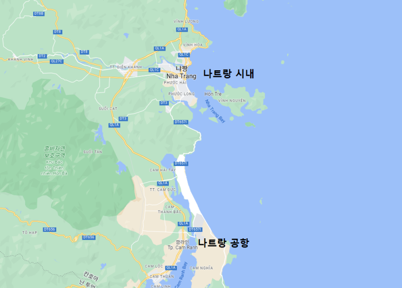 번외편 8박 9일 베트남 나트랑 무이네 일정 해외여행 일정 짜는팁 나트랑 공항 시내 지도 시내 가볼만한 곳 정리