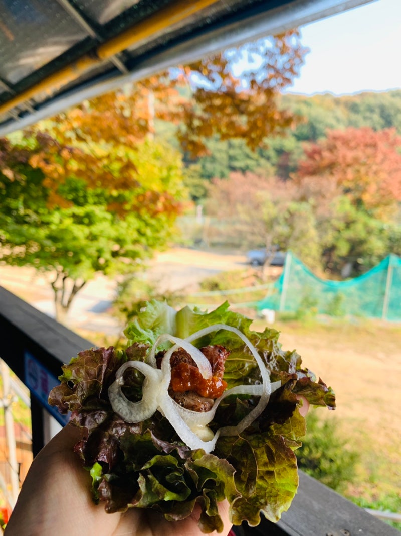 의왕 야외바베큐 캠핑식당 오케이목장정육식당 네이버 블로그