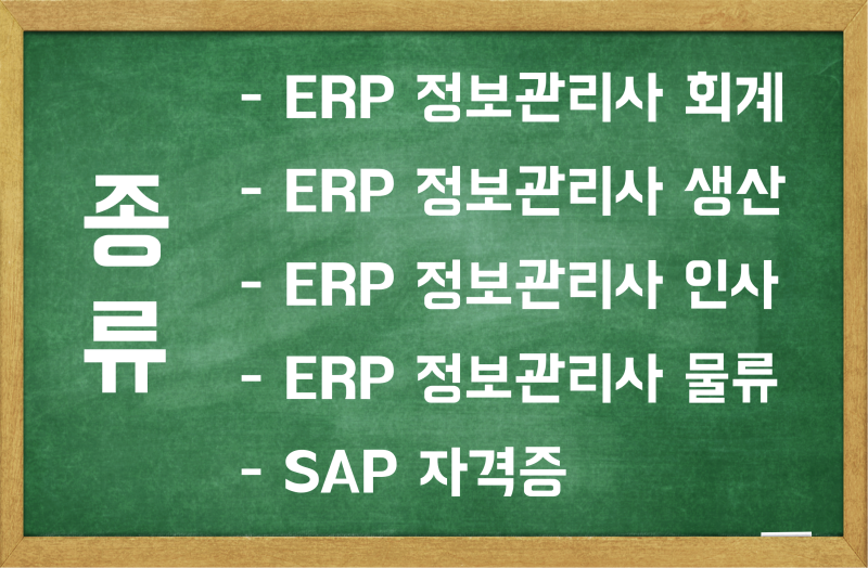 Erp 자격증 종류 Erp 정보관리사 회계 생산 인사 물류 Sap 자격증 네이버 블로그