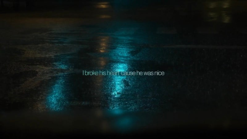 And I never think of him Except on midnights like this / Taylor Swift ...