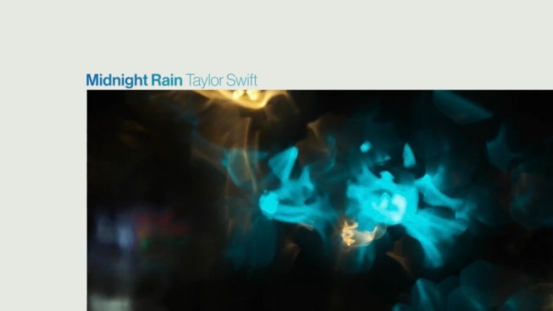 And I never think of him Except on midnights like this / Taylor Swift ...