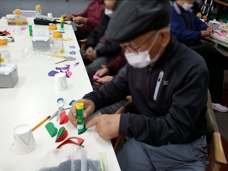 세종노인주간보호센터 인지프로그램미술and언어시니어데이케어주은 세종센터 네이버 블로그