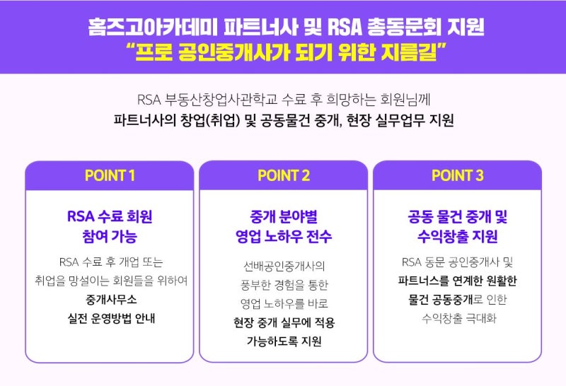부동산 창업 아카데미 "홈즈고 아카데미"의 RSA 7기 모집!!~ : 네이버 블로그