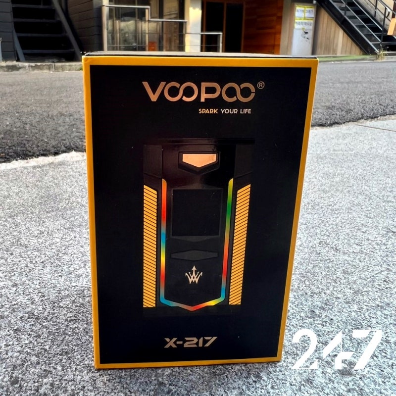 LED 불빛으로 유니크하면서 큰배터리용량까지 ! 강력하고 유니크하게 사용가능한 VOOPOO X-217 모드기기 ! / 모드기기 ...