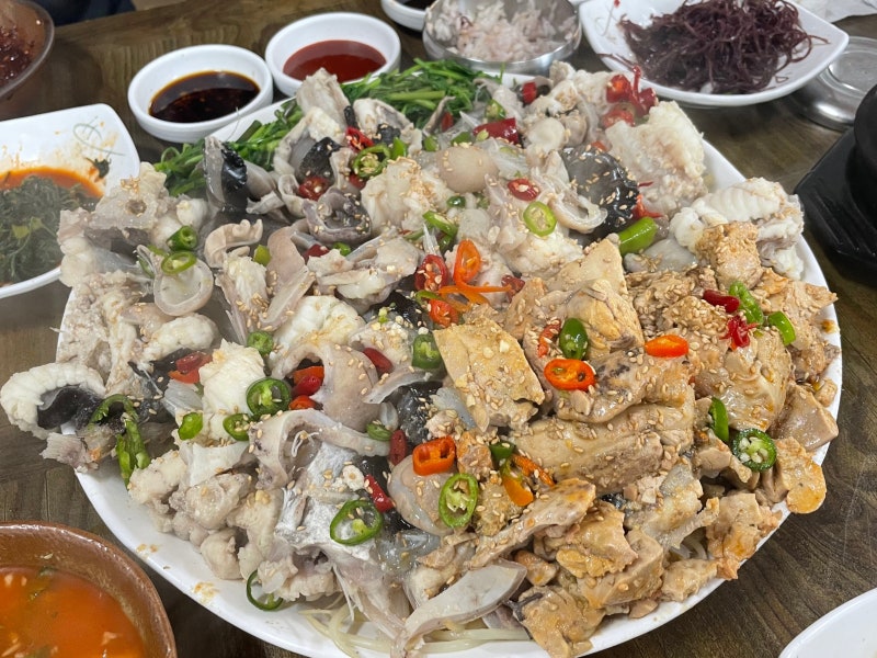 부산 문현동 가원밥상 기대 이상의 아구수육 아구찜 맛집 네이버 블로그