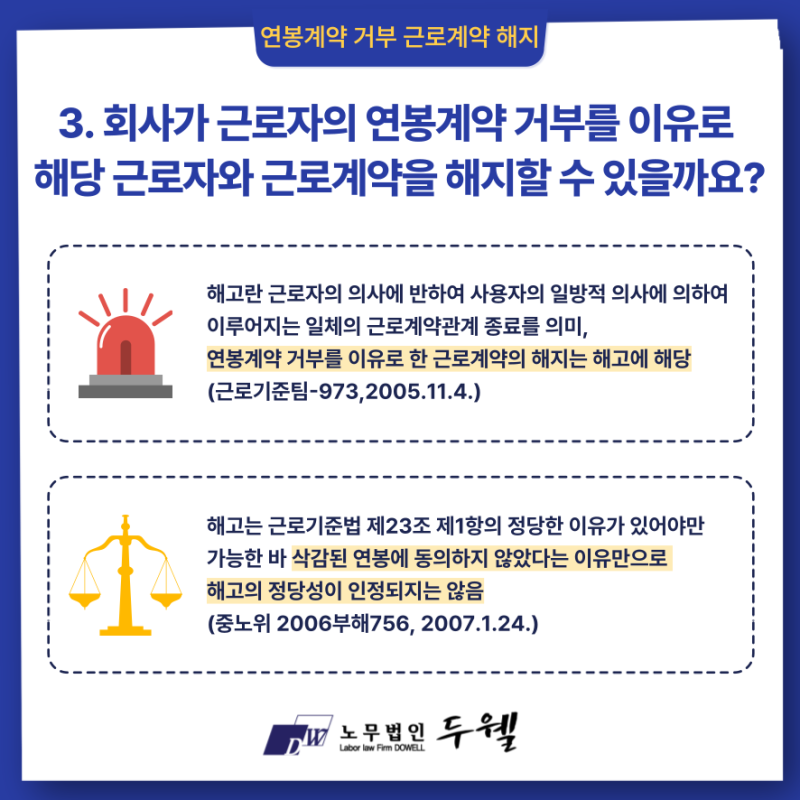 연봉삭감 계약서 반드시 동의해야 하나요feat 연봉삭감 거부 해고의 정당성 네이버 블로그